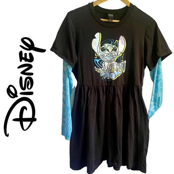 Disney | Dresses | Her Universe Disney Lilo Stitch Trippy Mesh Twofer ...
